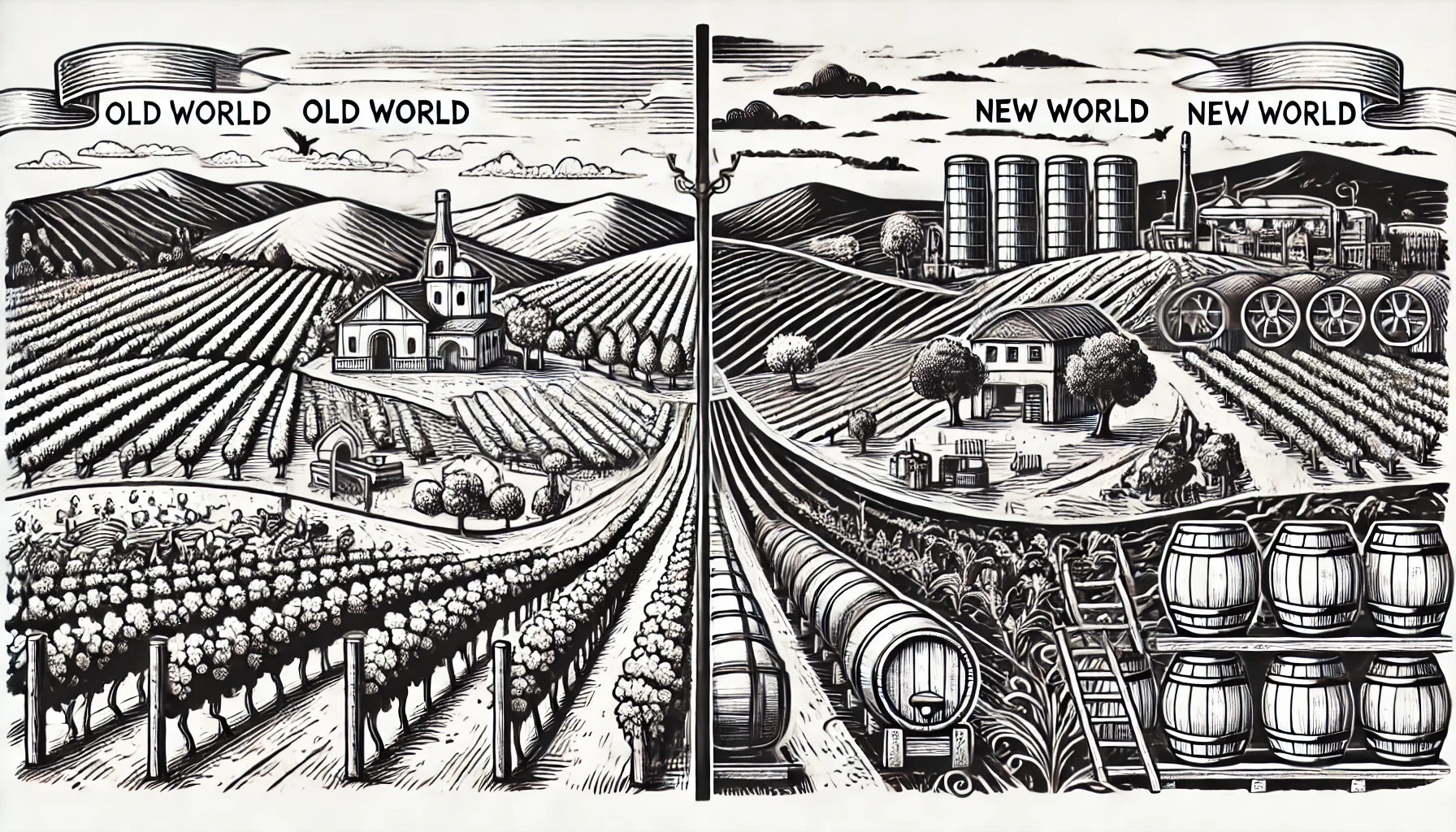 Old World vs. New World - The Little Cellar Wine Company